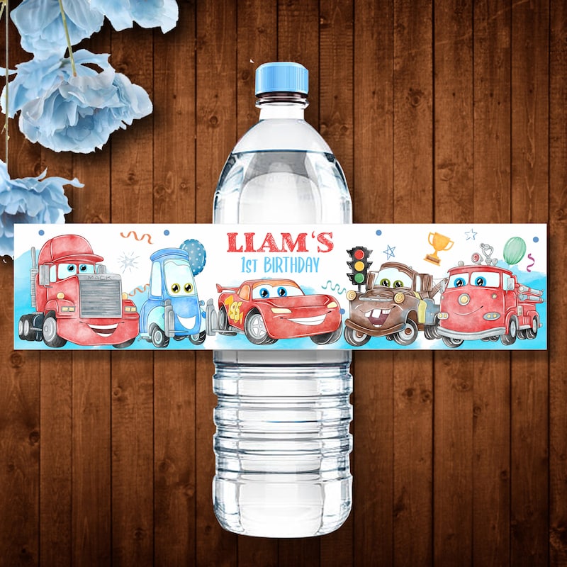 Customized Lightning Mcqueen Stickers - Etsy