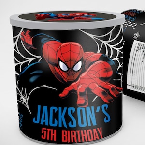 SPIDERMAN PRINGLES Label Wrapper, Spiderman Sticker, Spider-man ...