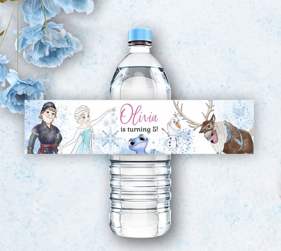Frozen Water Bottle Labels Printable