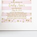Baby Time Capsule Sign, Message Note, 1st Birthday Girl, Time Capsule ...