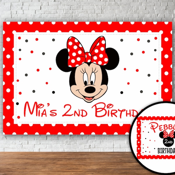 Minnie Mouse Red - Etsy