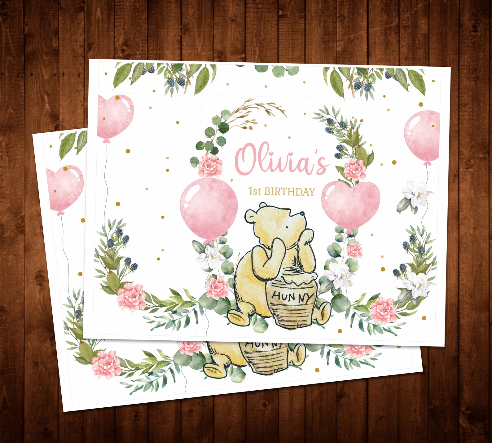 WINNIE THE POOH Potato Chip Bag Wrapper Birthday Favors Treat - Etsy