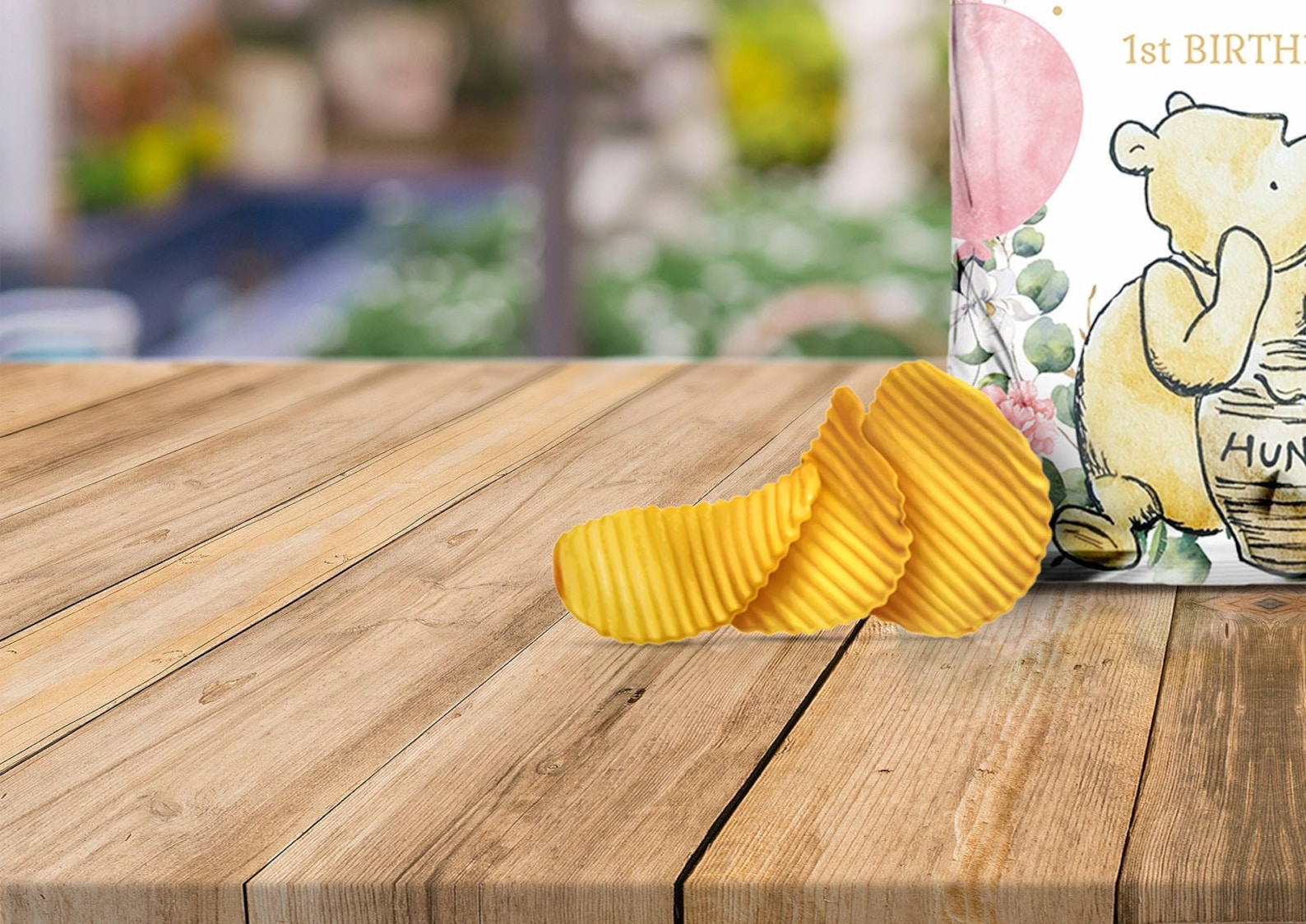WINNIE THE POOH Potato Chip Bag Wrapper Birthday Favors Treat - Etsy