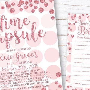 Time Capsule Sign, Time Capsule Poster, 1st Birthday Party Invitation ...