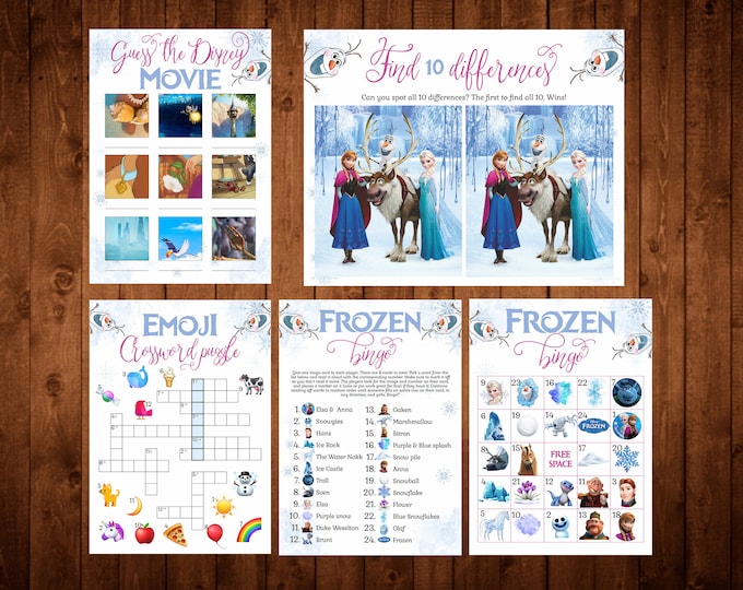 Frozen Scavenger Hunt - Etsy Canada