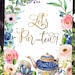 Let's Par-tea TEA PARTY WELCOME Sign Printable, Tea Party Wall Stand ...