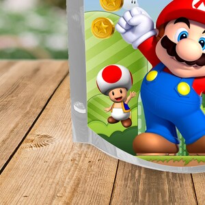 SUPER MARIO Capri Sun Label Sticker, Capri Sun Pouch Label Super Mario ...