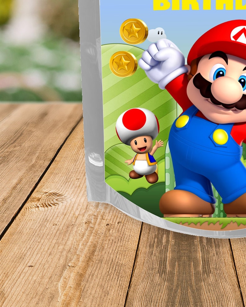 Super Mario Capri Sun Labels | Personalized Birthday Party Wrappers ...