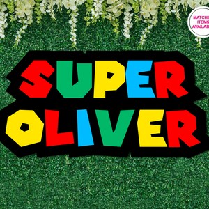 CUSTOM SUPER MARIO Name, Svg Pdf Jpg Super Mario Logo Cricut Printable ...