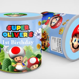 SUPER MARIO Pringles Label Wrapper Stickers, Super Mario and Luigi ...