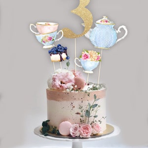 Tea for Three Birthday Invitation, 3rd Birthday Invite Third, Tea Party ...