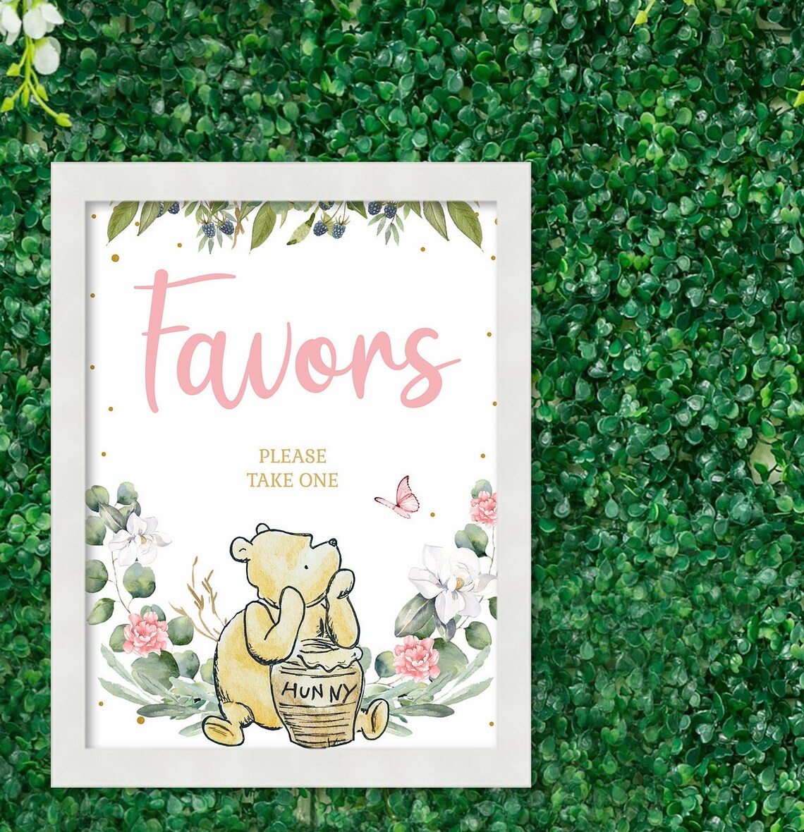 WINNIE THE POOH Birthday Signs Winnie Pooh Party Posters - Etsy