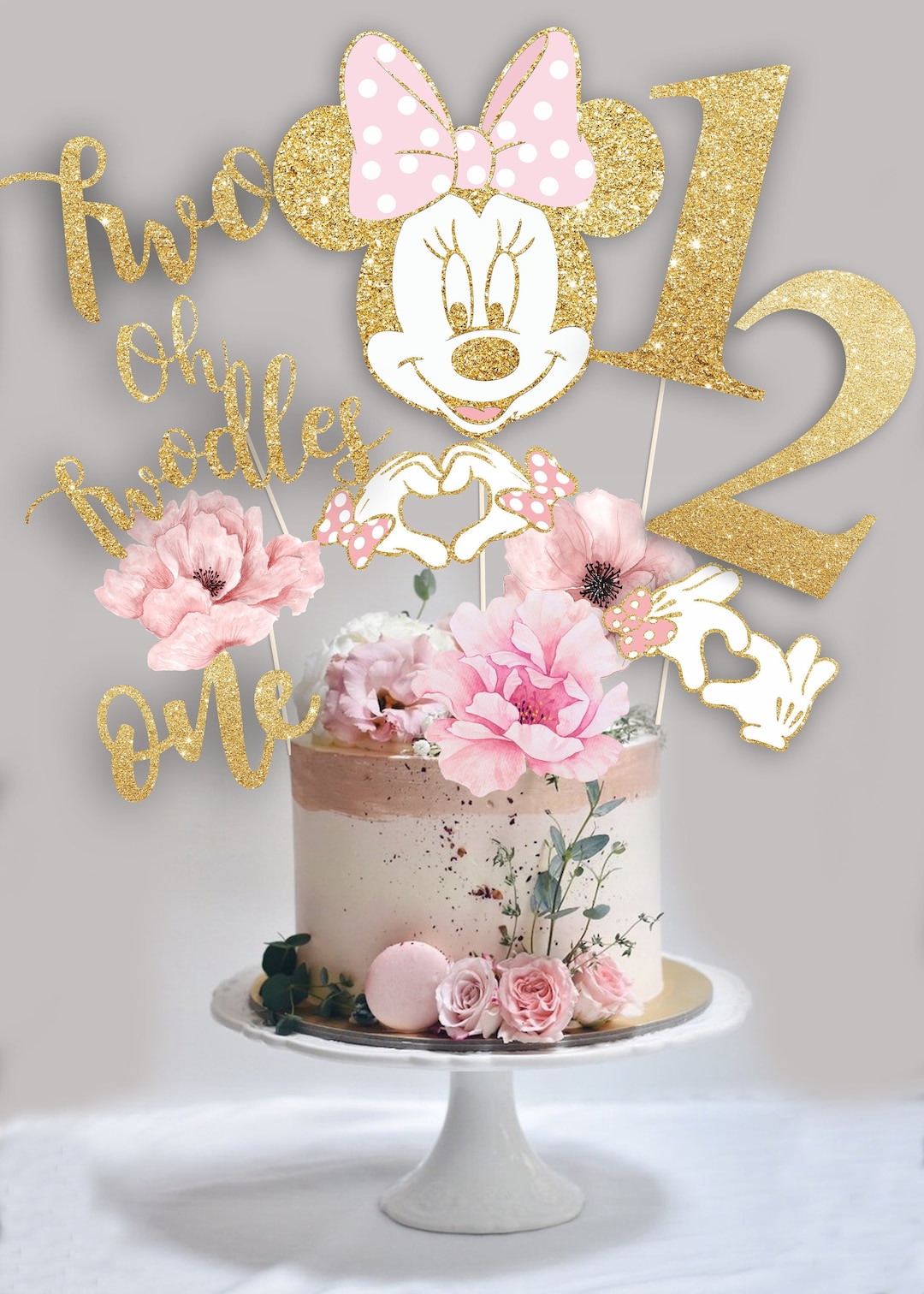 MINNIE Mouse Cake Toppers Centerpieces ULTIMATE COLLECTION, Minnie ...