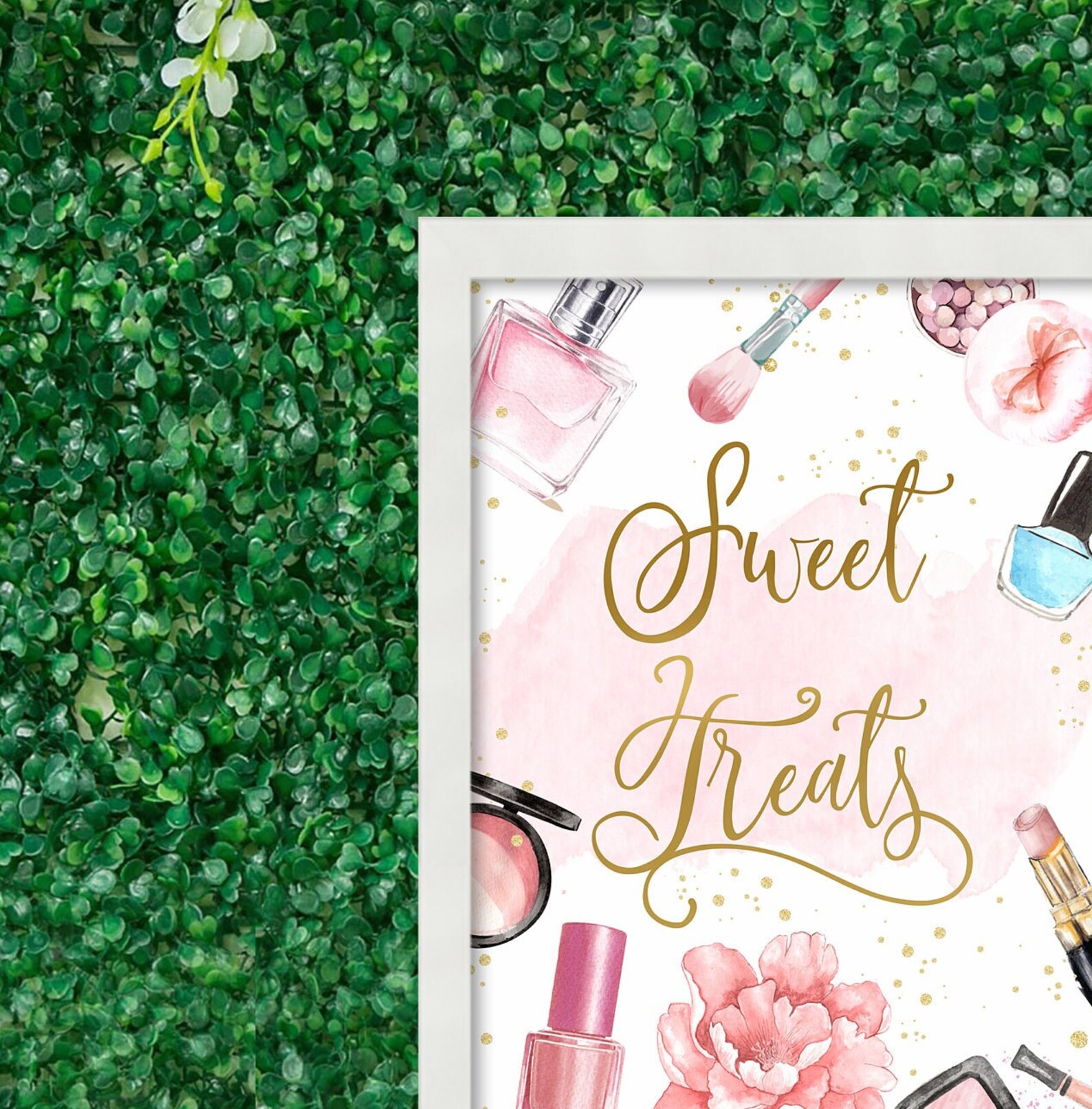 SPA Birthday Signs Makeup Sign Spa Party Posters Spa Favors - Etsy