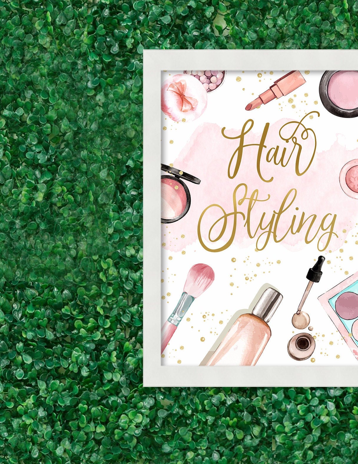 SPA Birthday Signs Spa Party Posters Spa Pamper Party Wall | Etsy