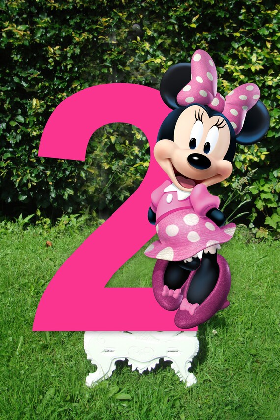 Disney Party Decorations 25-Piece Red Minnie Mouse Photo Booth Props ...
