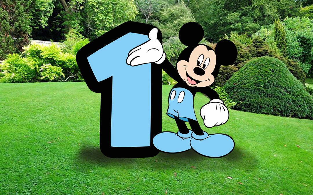 MICKEY MOUSE Photo Prop, Mickey Mouse Backdrop Birthday Party Prop ...