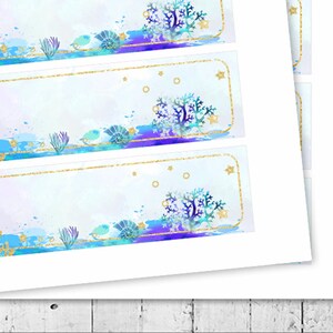 Mermaid Water Bottle Labels, Mermaid Party Labels, Invitation Mermaid ...