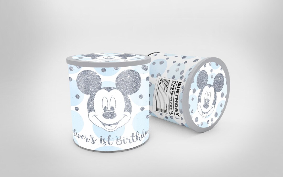 MICKEY MOUSE PRINGLES Label Wrapper and Sticker, Mickey Mouse Birthday ...