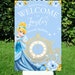 Cinderella Birthday Welcome Sign Princess Welcome Party Poster Custom ...