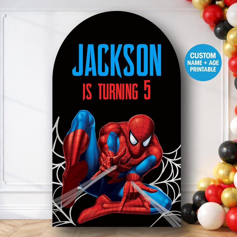 Spiderman Backdrops - Etsy