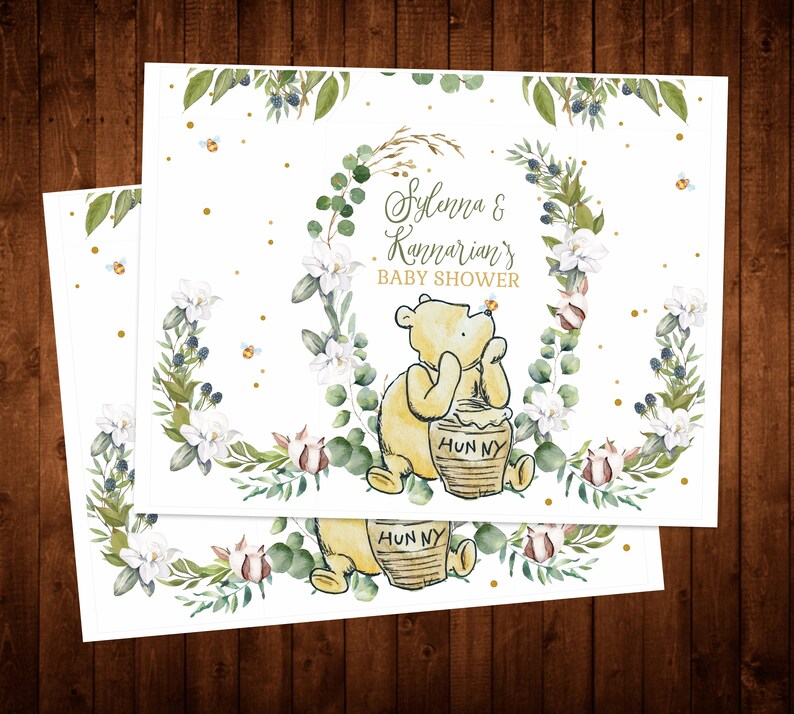 WINNIE THE POOH Potato Chip Bag Wrapper Baby Shower Baby - Etsy