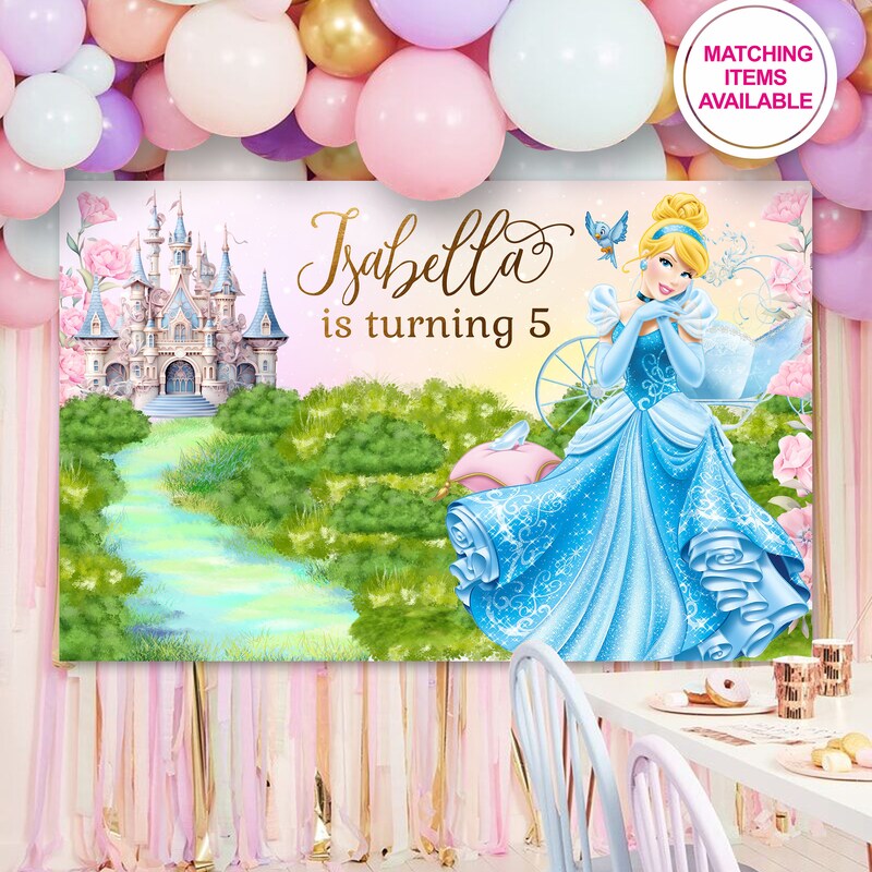 Cinderella Backdrop - Etsy