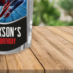 SPIDERMAN Capri Sun Label Sticker, Capri Sun Pouch Label SPIDER-MAN ...