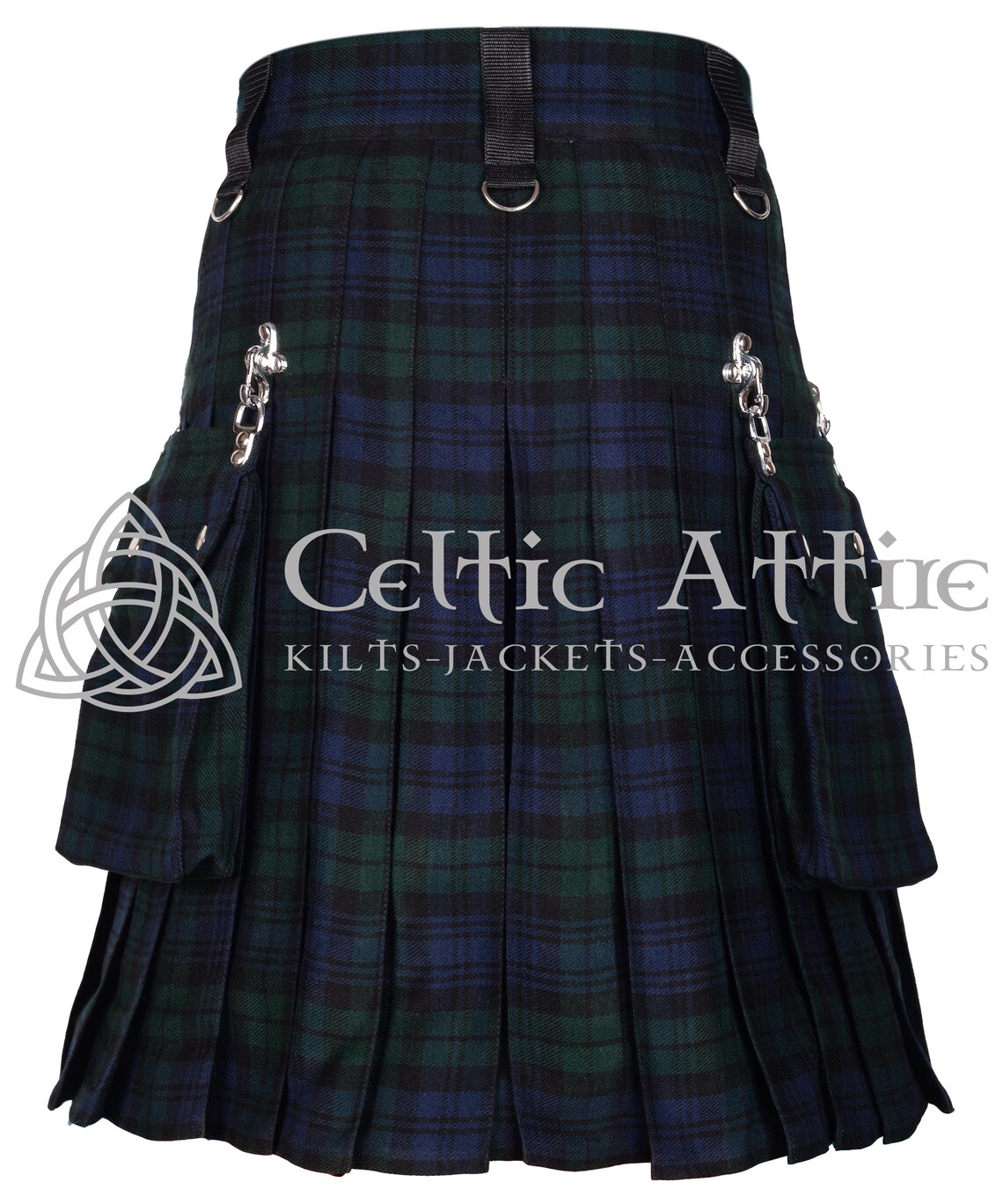 Tartan Utility Kilt Gothic Kilt Lightweight Detachable - Etsy