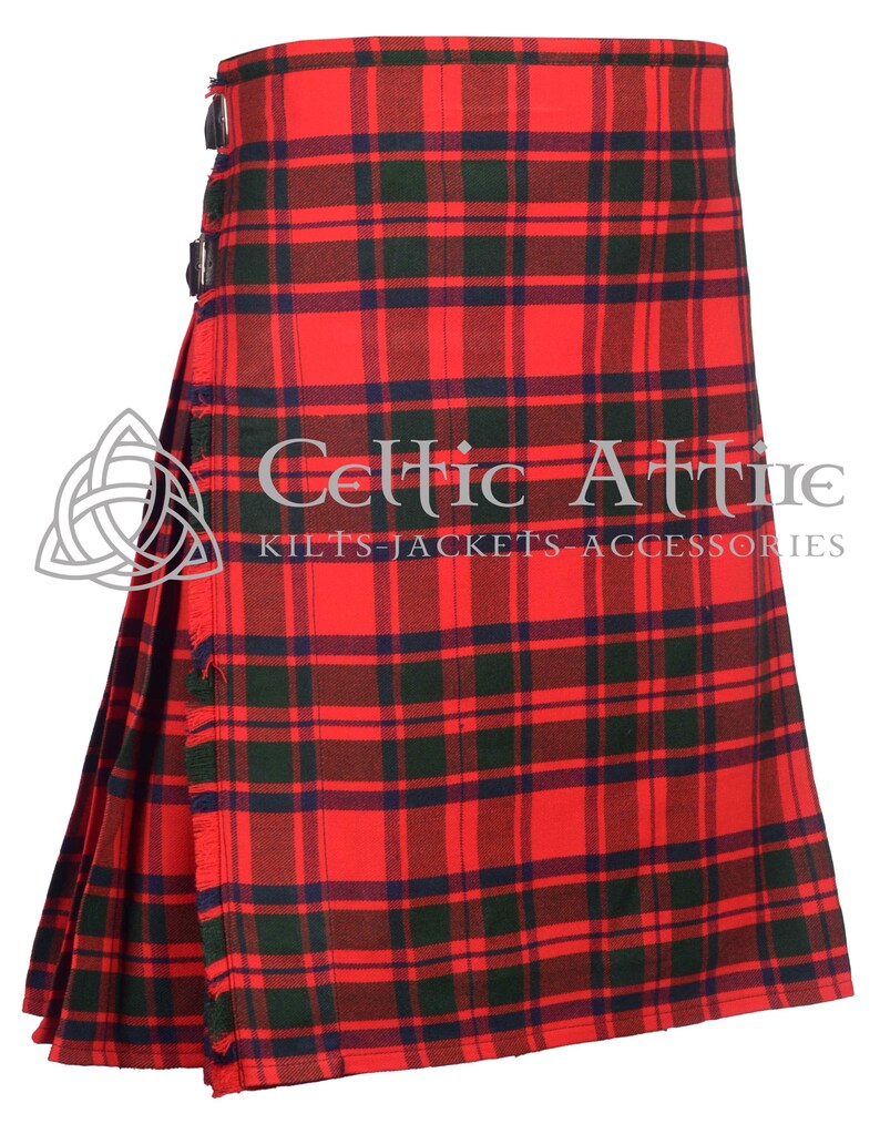 M Series Scottish Tartan 8 Yard Kilts - Highlander Traditional Kilt for ...