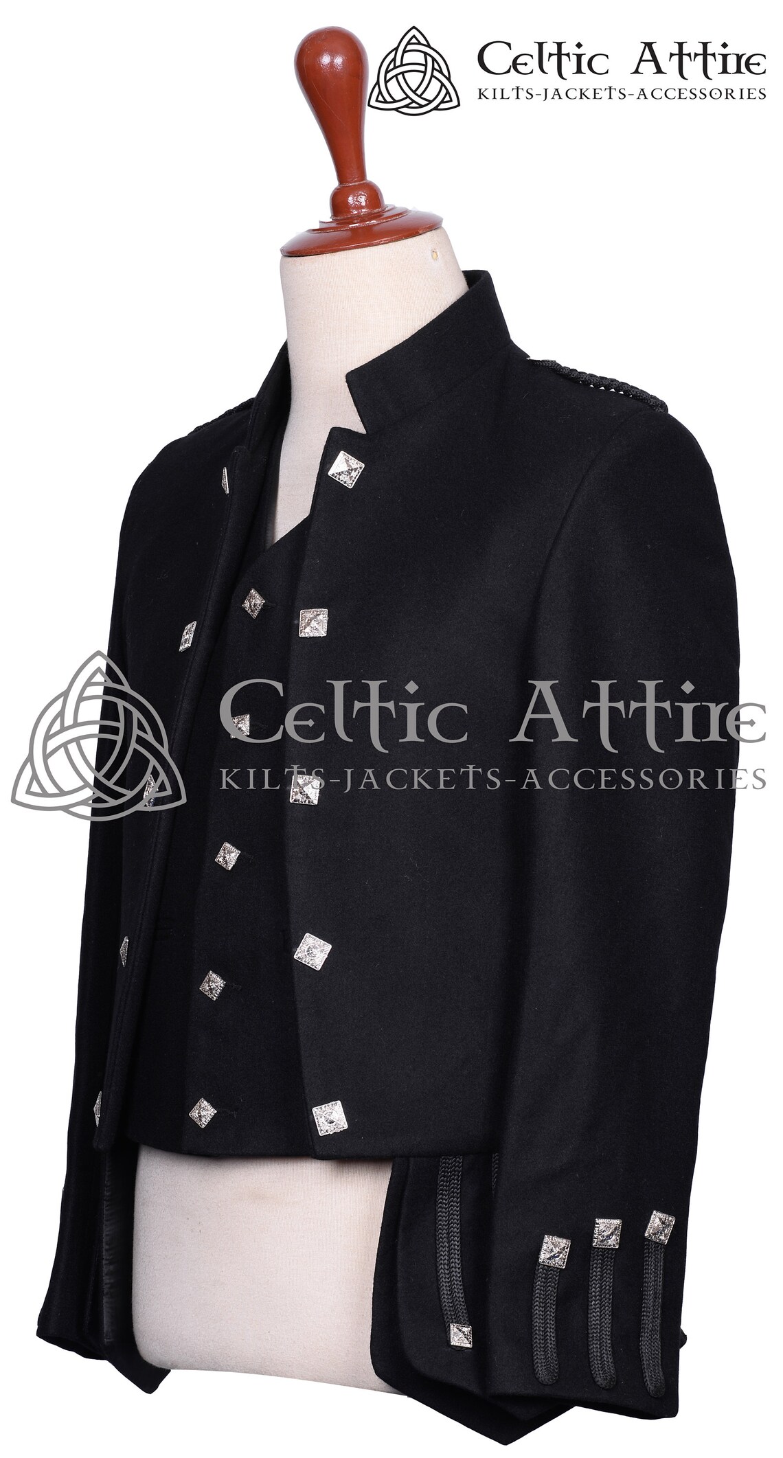 Made to Measure - Scottish Sheriffmuir Doublet Kilt Jacket With 5 ...