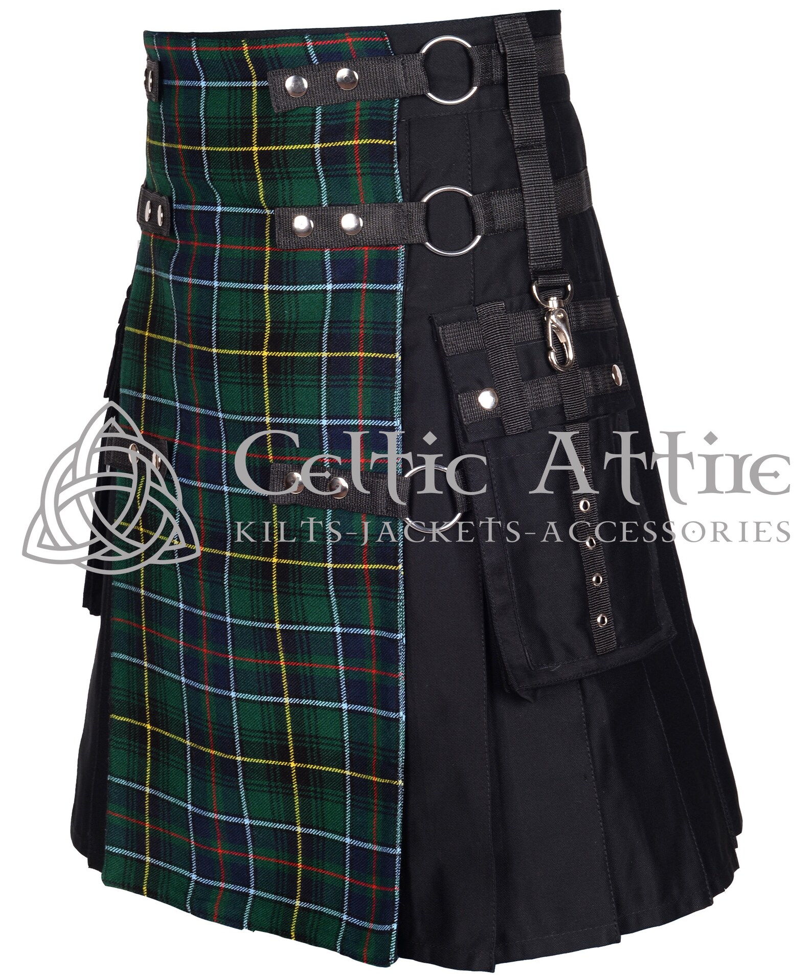 Scottish Tartan Hybrid Apron Kilts Men's Cotton Utility - Etsy