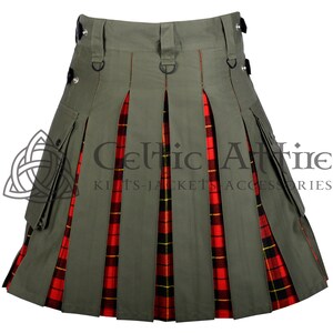 Premium Handmade Scottish Hybrid UTILITY KILTS for Men Cotton & Tartan Modern Kilt - Etsy