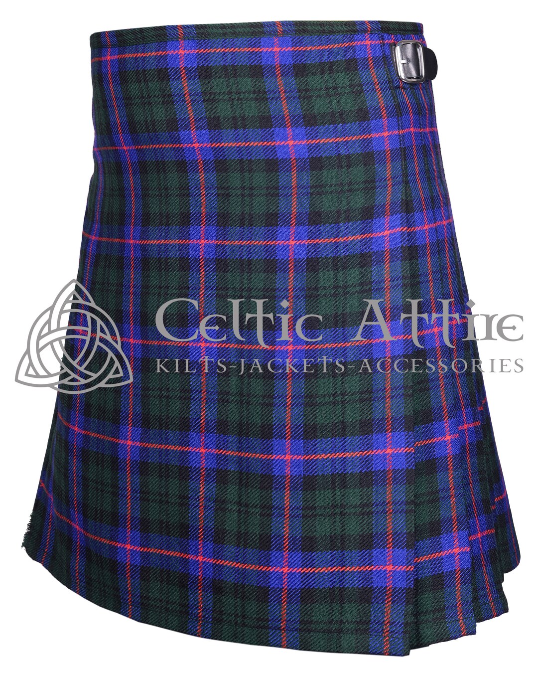 Armstrong Tartan 8 Yard Kilt - Premium Handmade - Made to Order - Men's ...