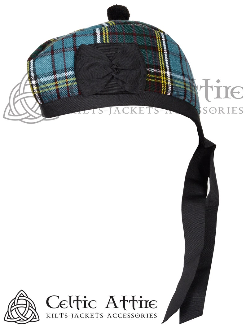 Scottish Glengarry Hat Highlander Military Bonnet Cap | Etsy