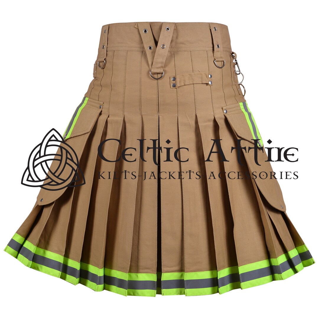 Firefighter Kilt Scottish Utility Kilt Fireman Kilt - Etsy