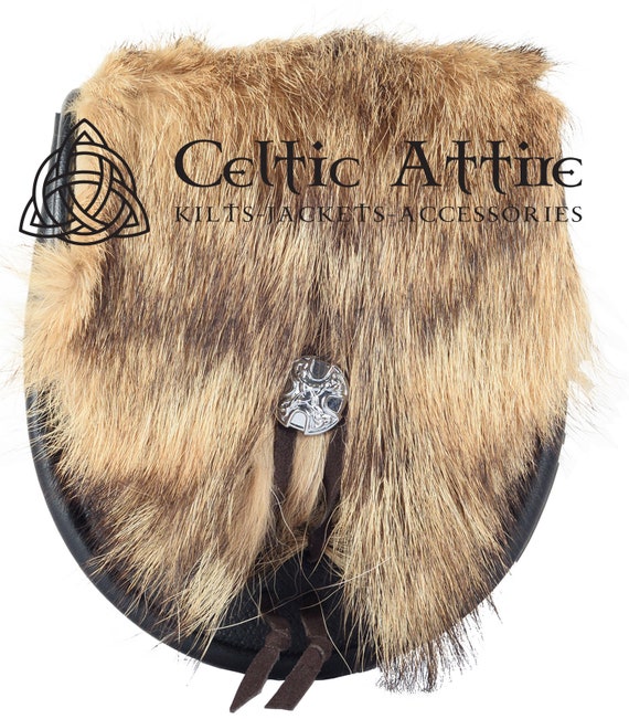 Premium Handmade Black Leather and Fox Fur SEMI DRESS | Etsy