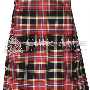 Norwegian Knights Tartan 8 Yard Kilt - Premium Handmade - Made to Order ...
