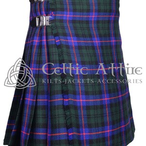 Armstrong Tartan 8 Yard Kilt - Premium Handmade - Made to Order - Men's ...