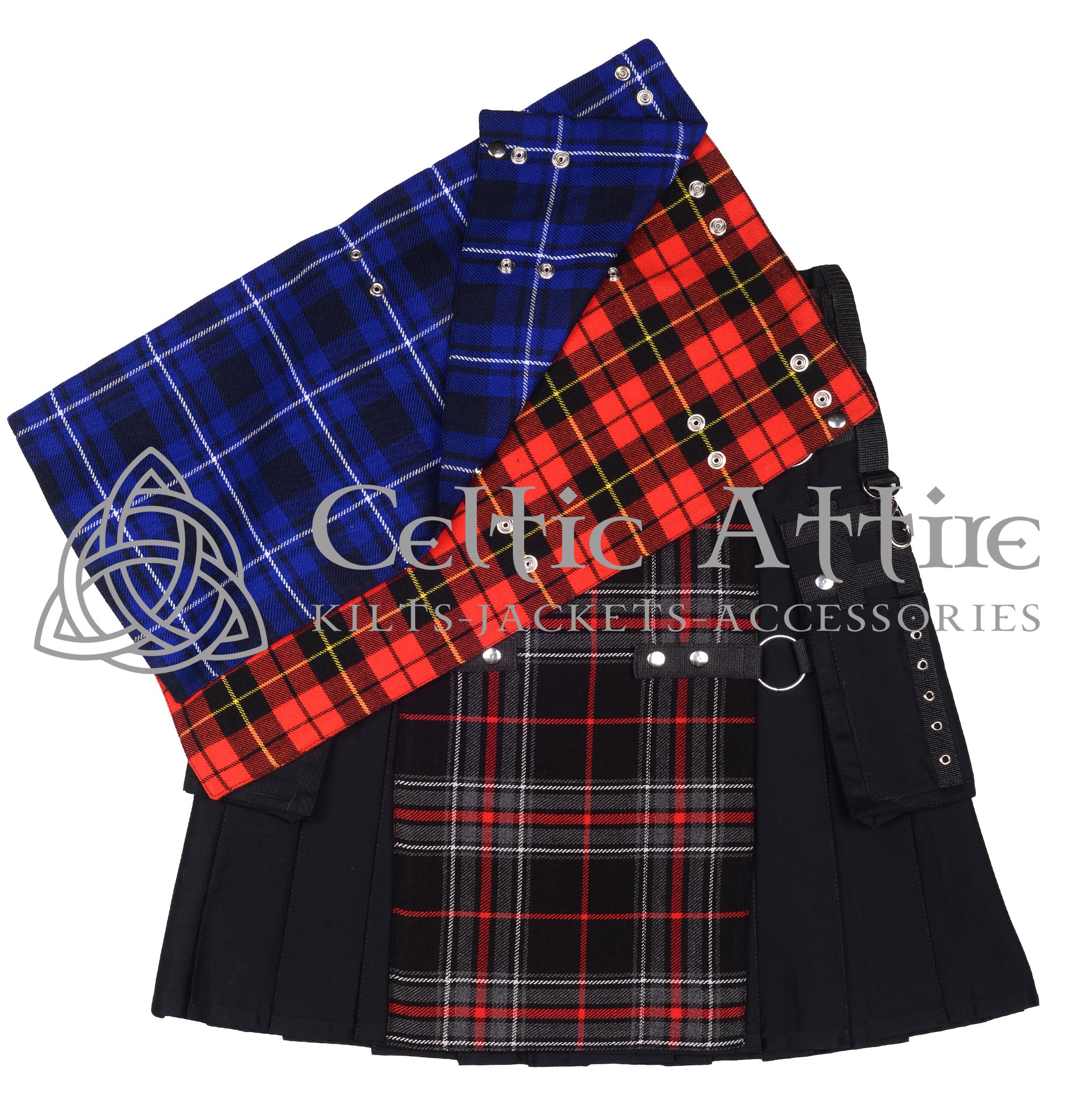 Scottish Tartan Hybrid Apron Kilts Men's Cotton Utility - Etsy