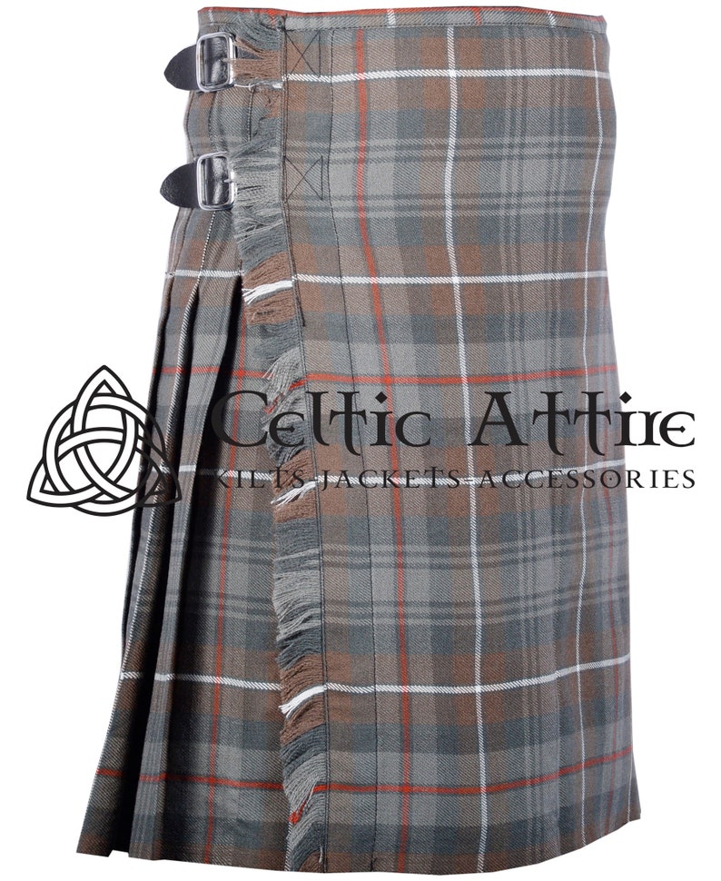 Mackenzie Weathered Tartan 8 Yard Scottish Kilt for Men 16 - Etsy
