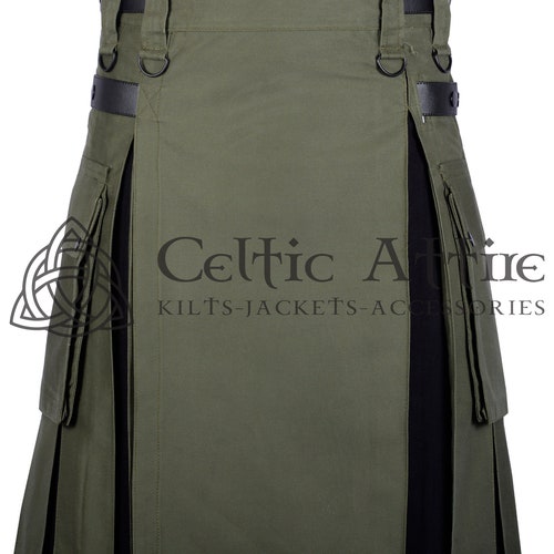 Premium Handmade Scottish Hybrid UTILITY KILT for Men - Etsy