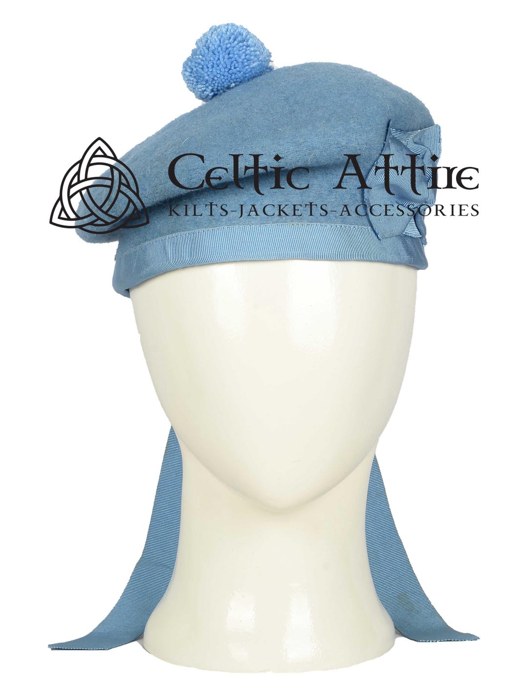 Scottish Balmoral Bonnet Hat - 100% Wool Royal Military Cap - KILT Cap ...
