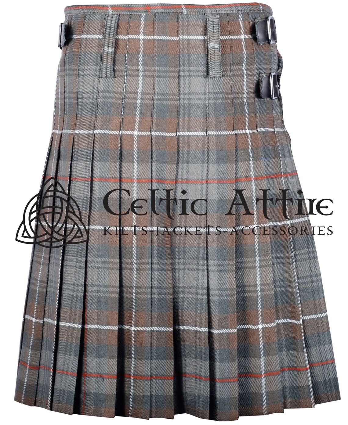 Mackenzie Weathered Tartan 8 Yard Scottish Kilt for Men 16 - Etsy