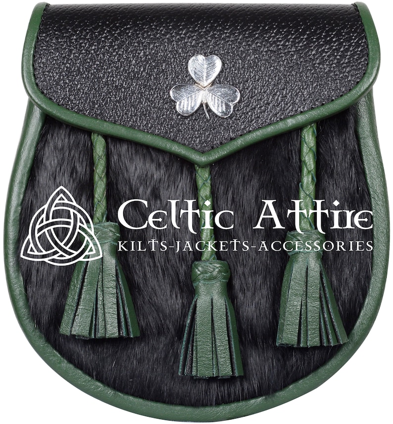 Scottish Kilt Sporran Handmade Premium Leather With - Etsy