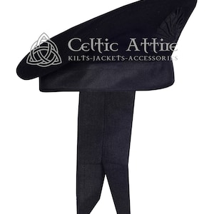 Irish Caubeen Beret Hat - Balmoral Hat French Beret Glengarry Bonnet ...