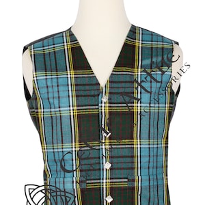 Choose Your Clan Tartan - Hand Made Traditional Scottish 5 Buttons ...