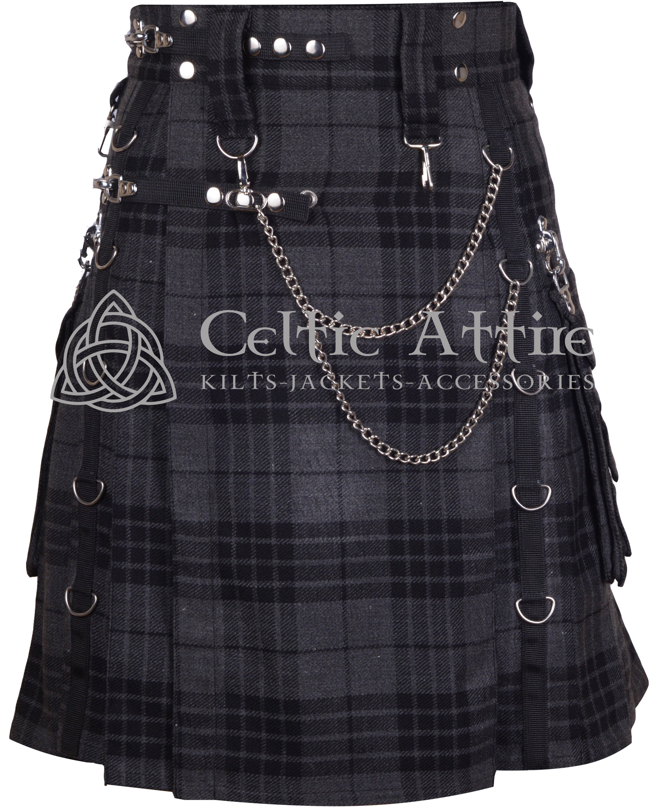 Gothic Kilt Punk Kilt Steampunk Gay Pride Custom Size - Etsy