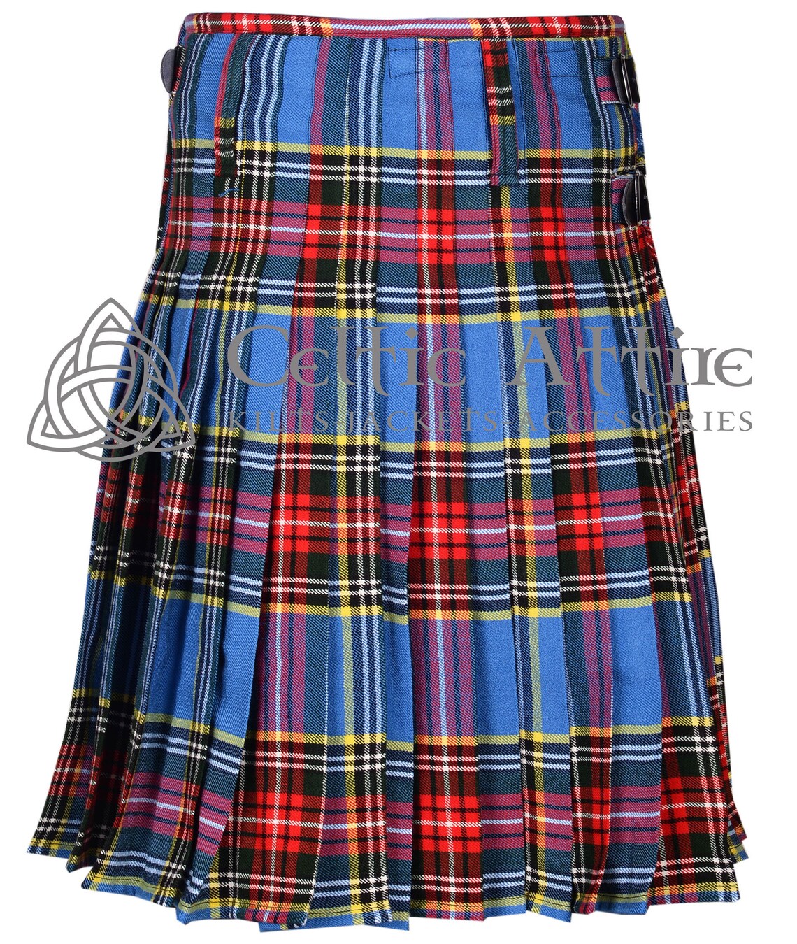 Macbeth Tartan 8 Yard Scottish Kilt for Men - 16 Oz Home Spun Wool ...
