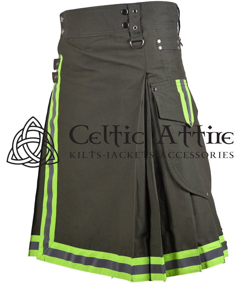Firefighter Kilt Scottish Utility Kilt Fireman Kilt - Etsy